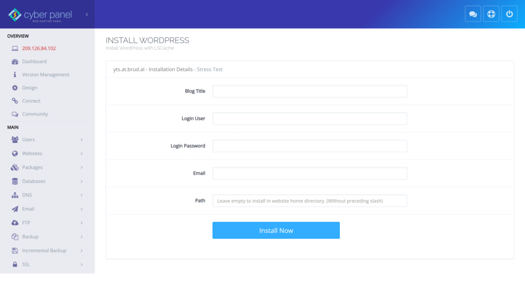 How to Easily Install WordPress on CyberPanel Hosting - Broodle